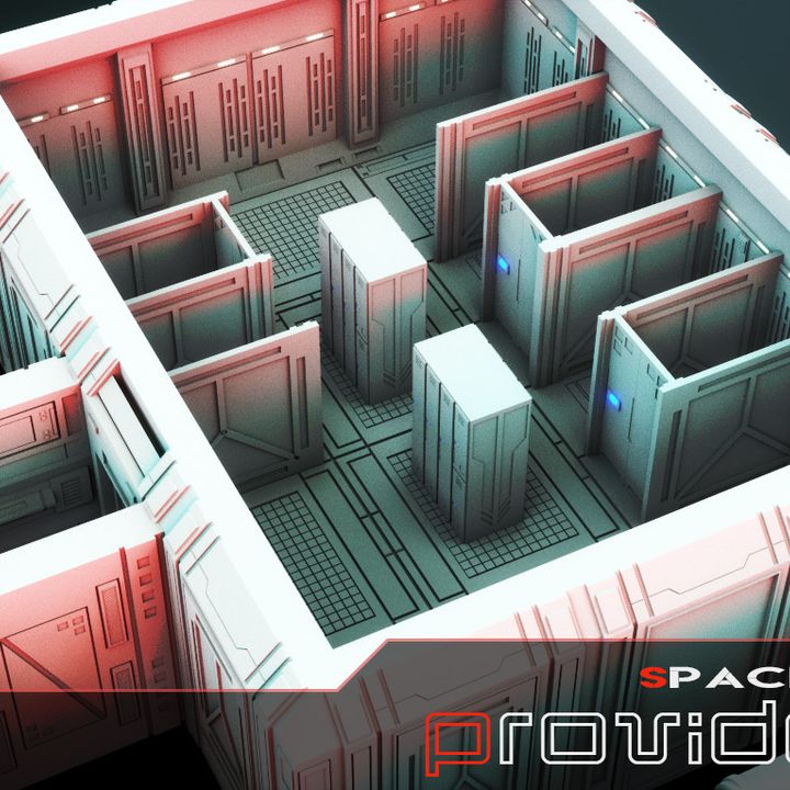 3D Printable Providence - Modular Space Station by Project Mobius