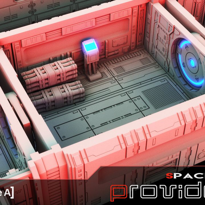 3D Printable Providence - Modular Space Station by Project Mobius