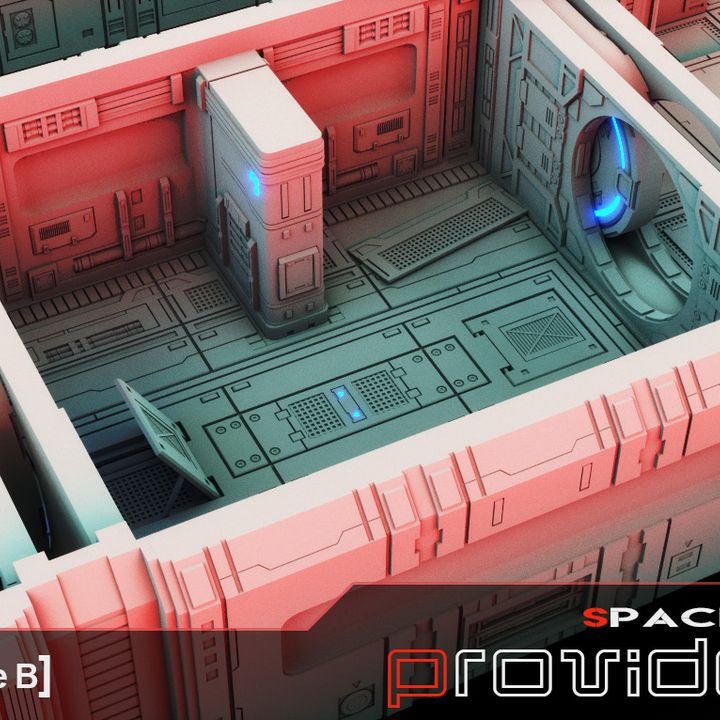 3D Printable Providence - Modular Space Station by Project Mobius