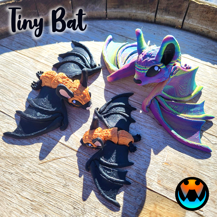 3D Printable Tiny Bat by Cinderwing3D