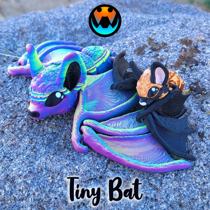 3D Printable Tiny Bat by Cinderwing3D