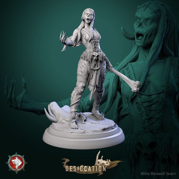 3D Printable 'Desiccation' July 2024 release 29 STL's miniatures pre ...