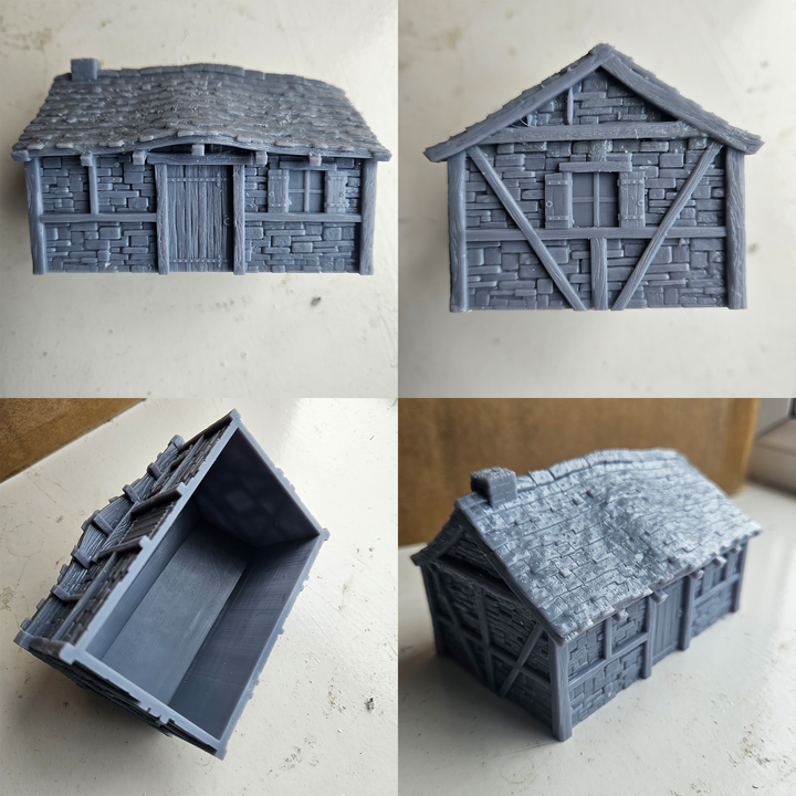 3D Printable Medieval Hut by WanderingShack