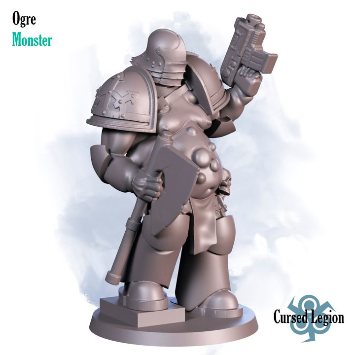 3D Printable Ogre by Sergeant Hammer