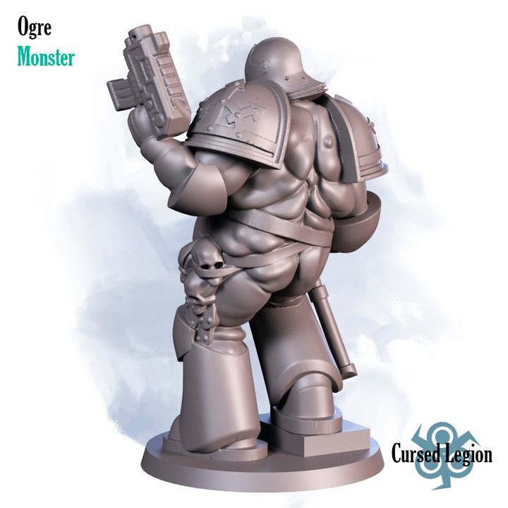 3D Printable Ogre by Sergeant Hammer