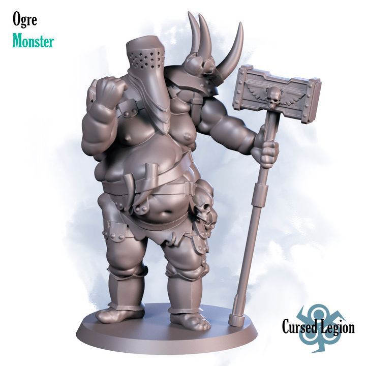 3D Printable Ogre by Sergeant Hammer