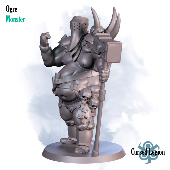 3D Printable Ogre by Sergeant Hammer