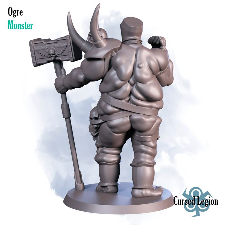 3D Printable Ogre by Sergeant Hammer