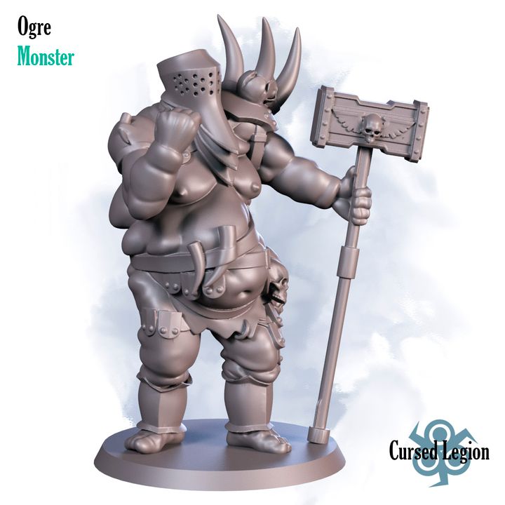 3D Printable Ogre by Sergeant Hammer