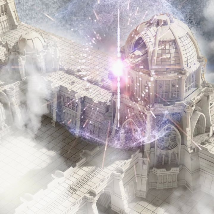 3D Printable Concretium Orbital defense tower by LumosMiniatureTerrain