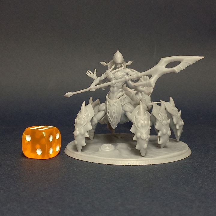 3D Printable Naga Centaur - 32mm scale pre-supported miniature by ...