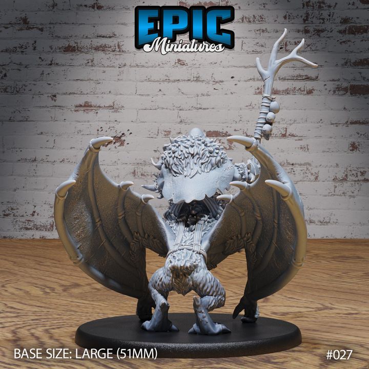 3D Printable Orc Army Bat Rider Set / Flying Green Skin Lord / Male ...