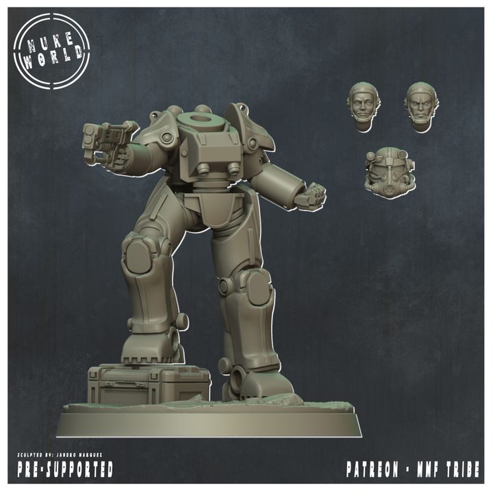 3D Printable Wasteland Armour -Set C by Nuke World