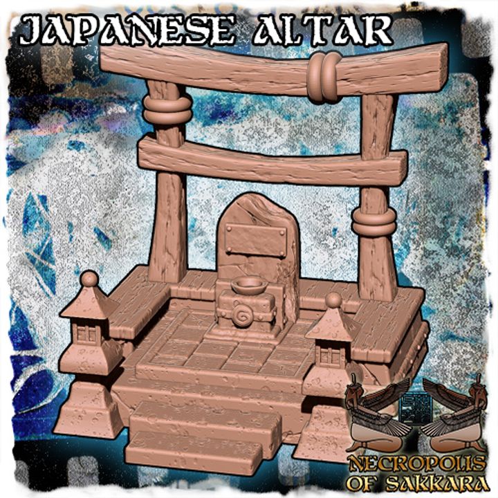 3D Printable Japanese Altar by Pharaoh's Workshop