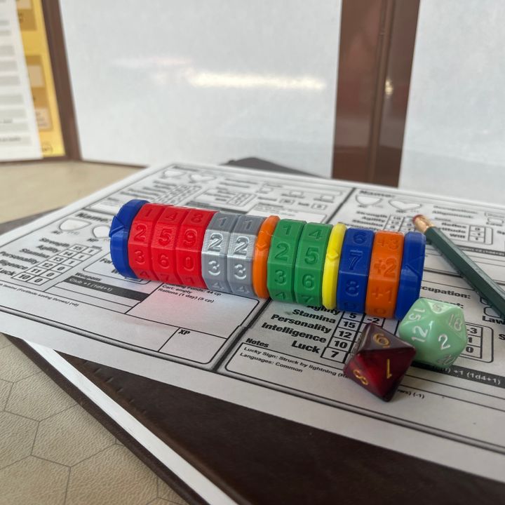 3D Printable Ring Score Keeper system by Trevor Mayo