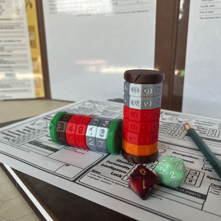 3D Printable Ring Score Keeper system by Trevor Mayo