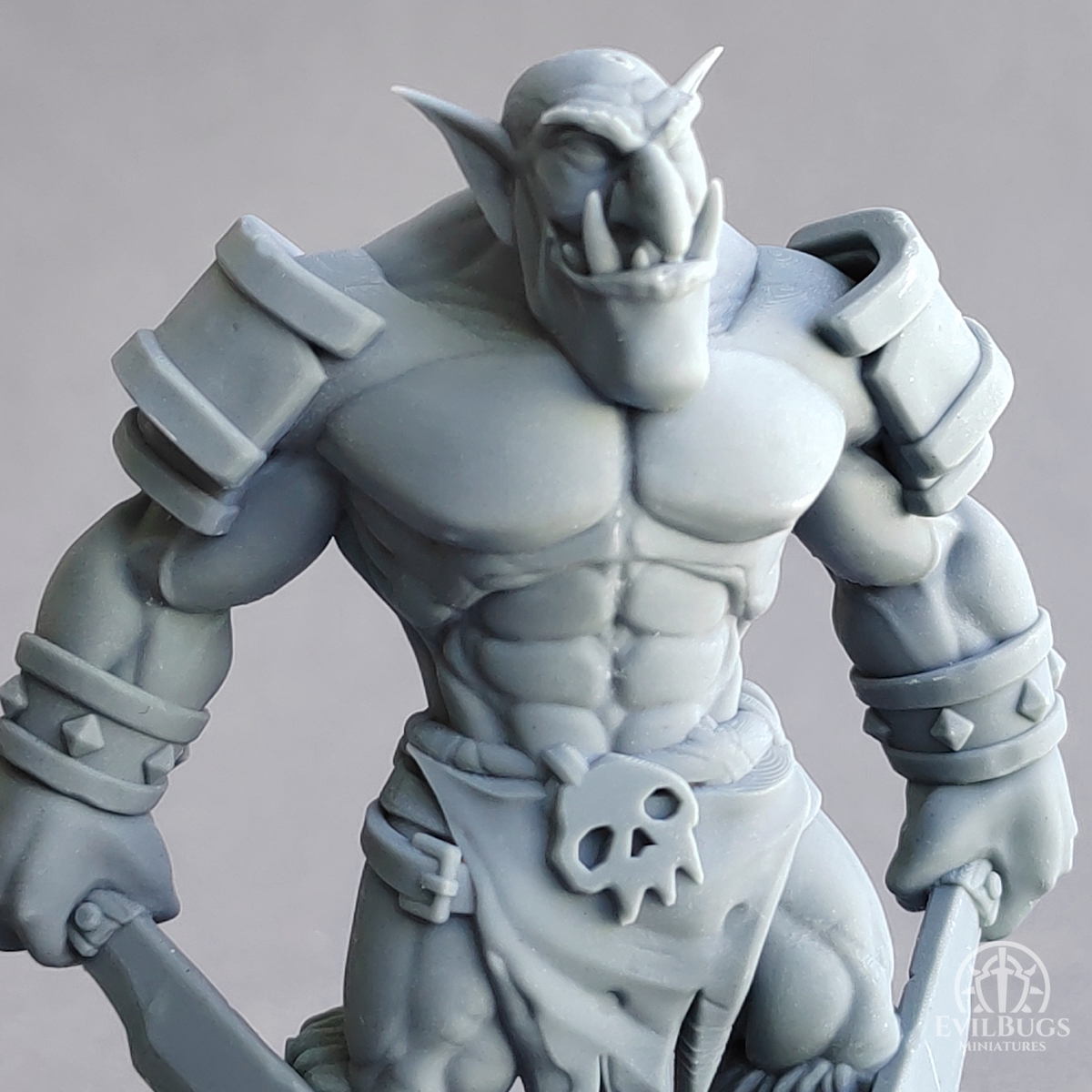 3D Printable Orc Borg Bonecrusher by EvilBugs