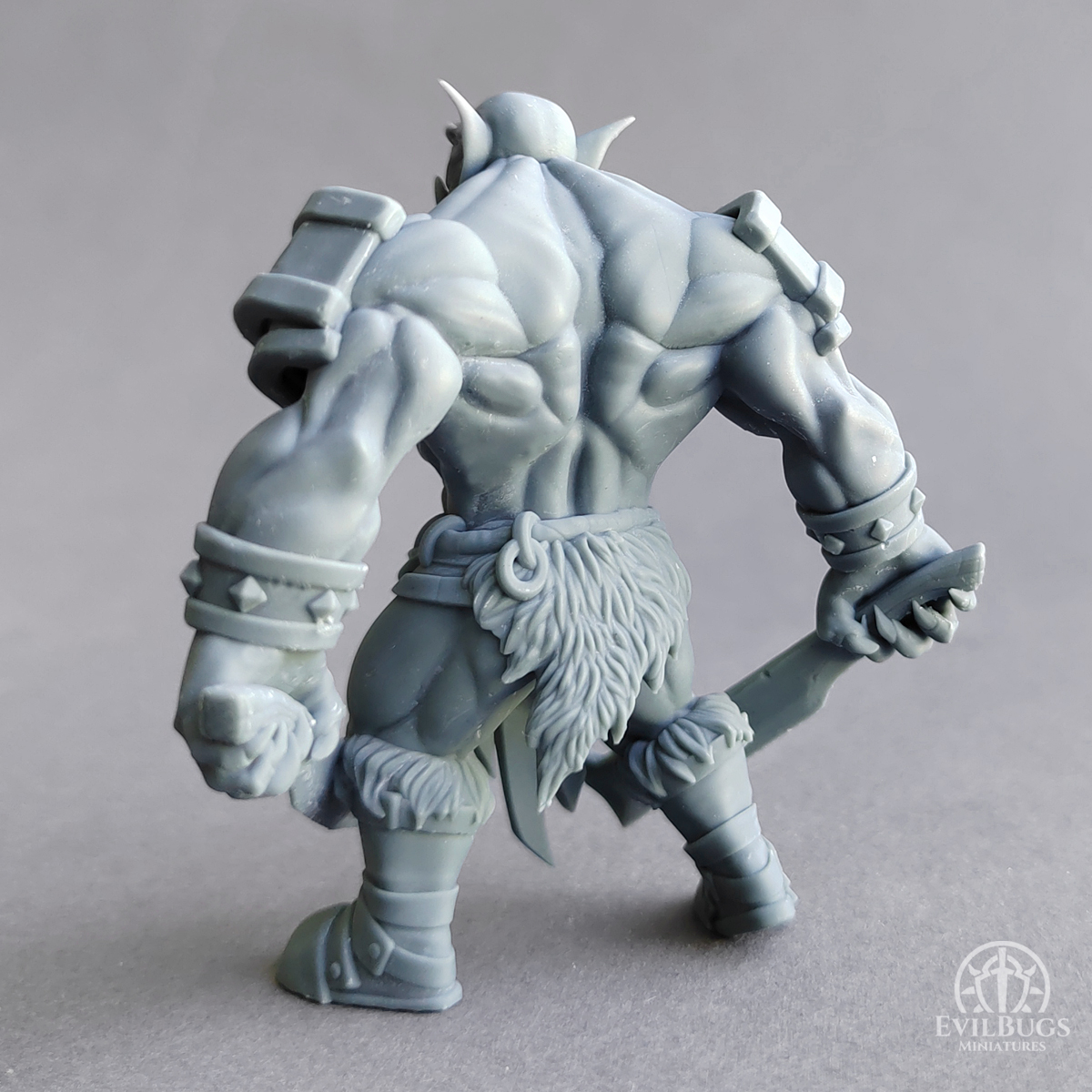 3D Printable Orc Borg Bonecrusher by EvilBugs