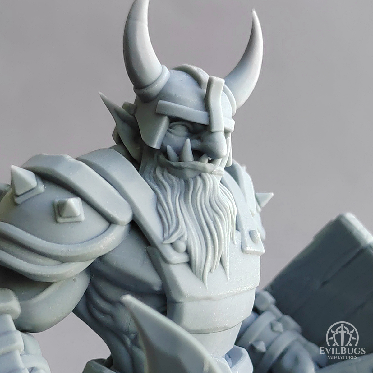 3D Printable Orc Grog Rumbleaxe by EvilBugs