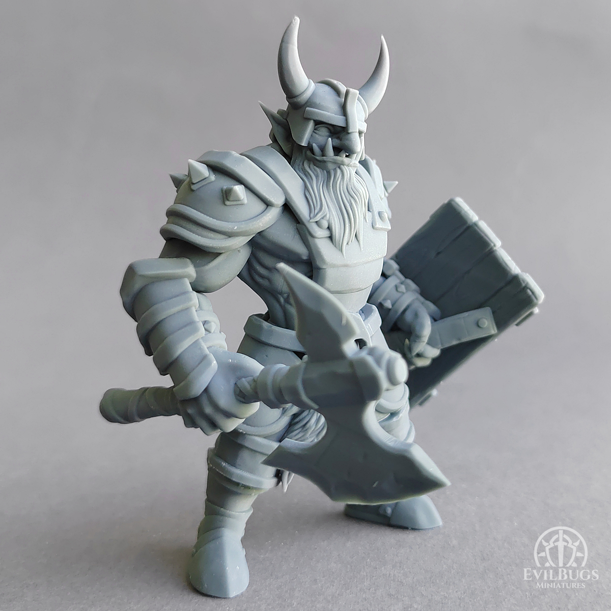 3D Printable Orc Grog Rumbleaxe by EvilBugs