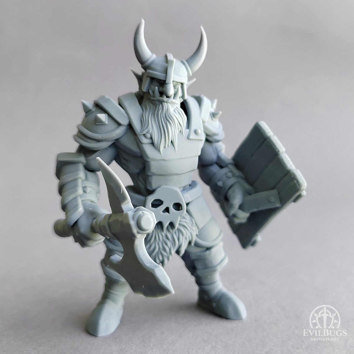 3D Printable Orc Grog Rumbleaxe by EvilBugs