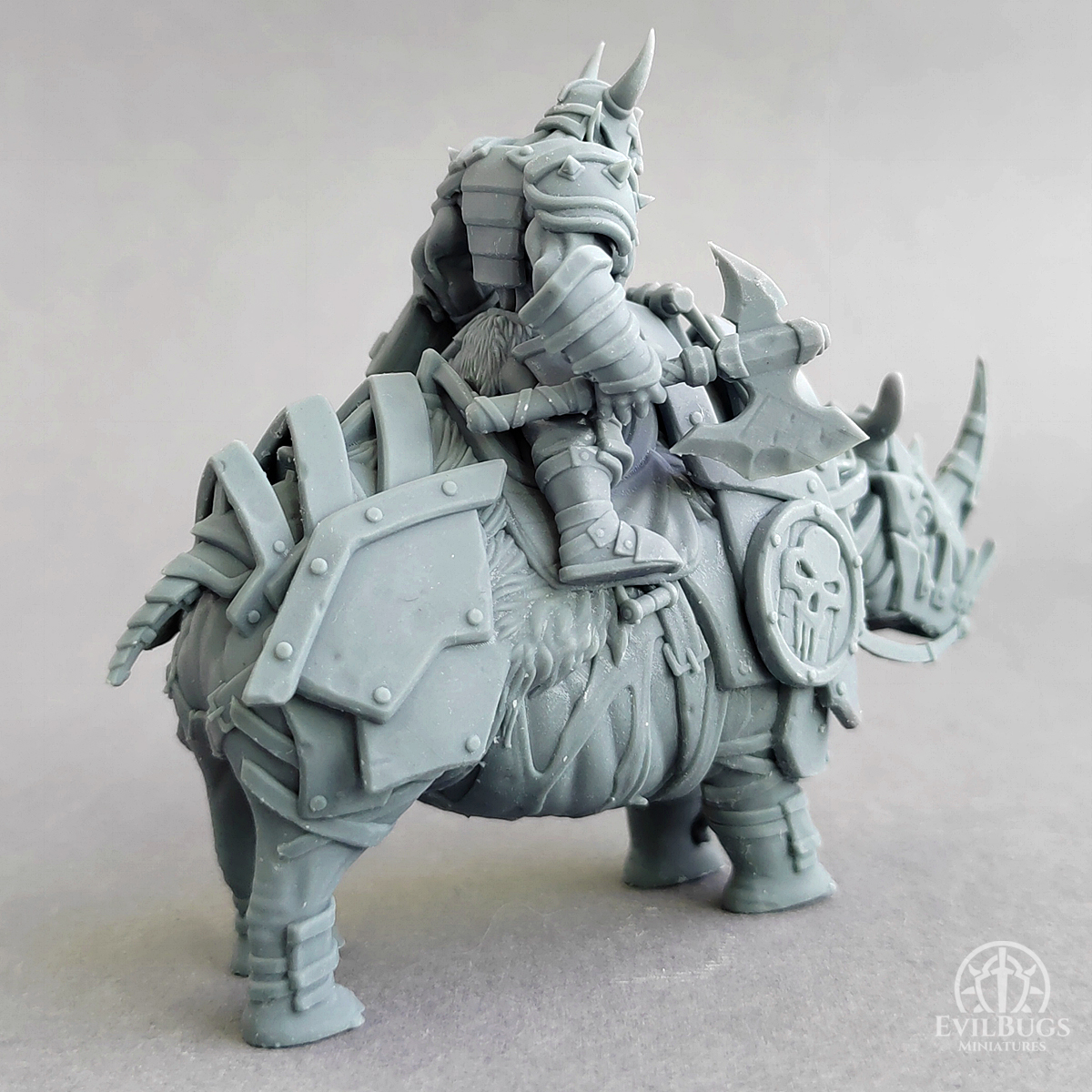 3D Printable Titan Rhino Juggernaut by EvilBugs