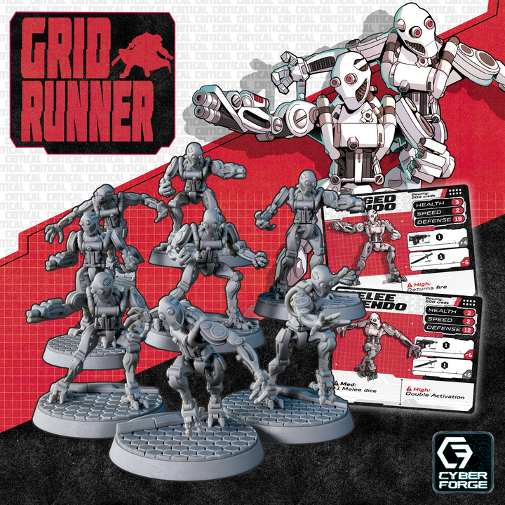 3D Printable GridRunner #4 - Solo Adventure Game - Investigation - Free ...