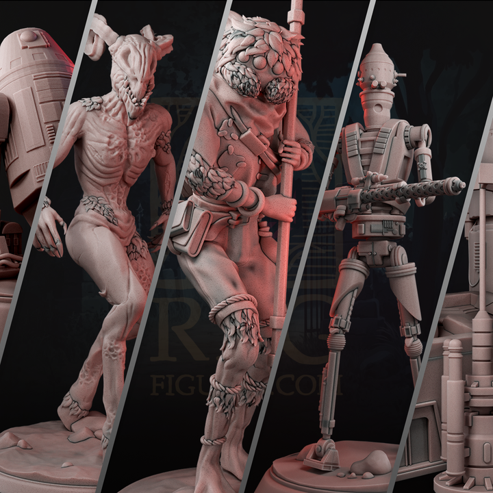 3D Printable RPG Figures | Welcome Pack by RPG Figures