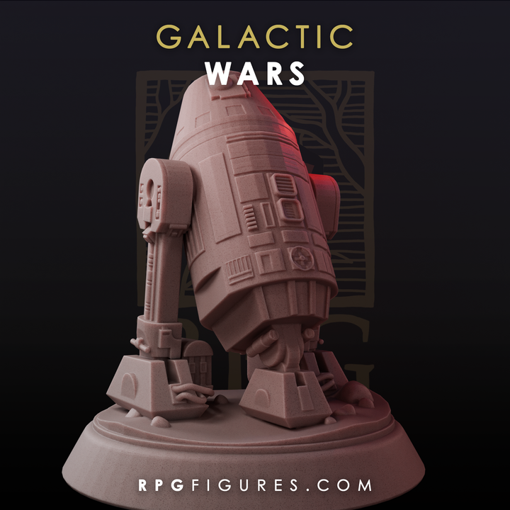 3D Printable Galactic Wars | RZ-0 Nav Mech by RPG Figures
