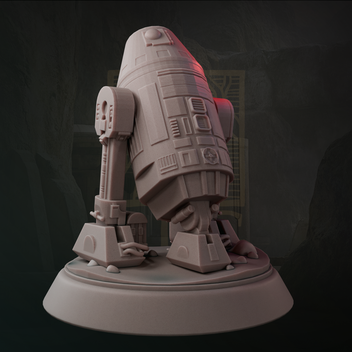 3D Printable Galactic Wars | RZ-0 Nav Mech by RPG Figures