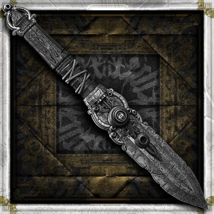 3D Printable The Blade Of The Abyss - 1:1 scale (UPDATED 2.0) by ...