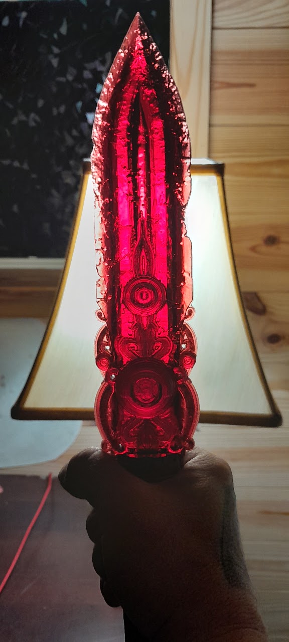 3D Printable The Blade Of The Abyss - 1:1 scale (UPDATED 2.0) by ...