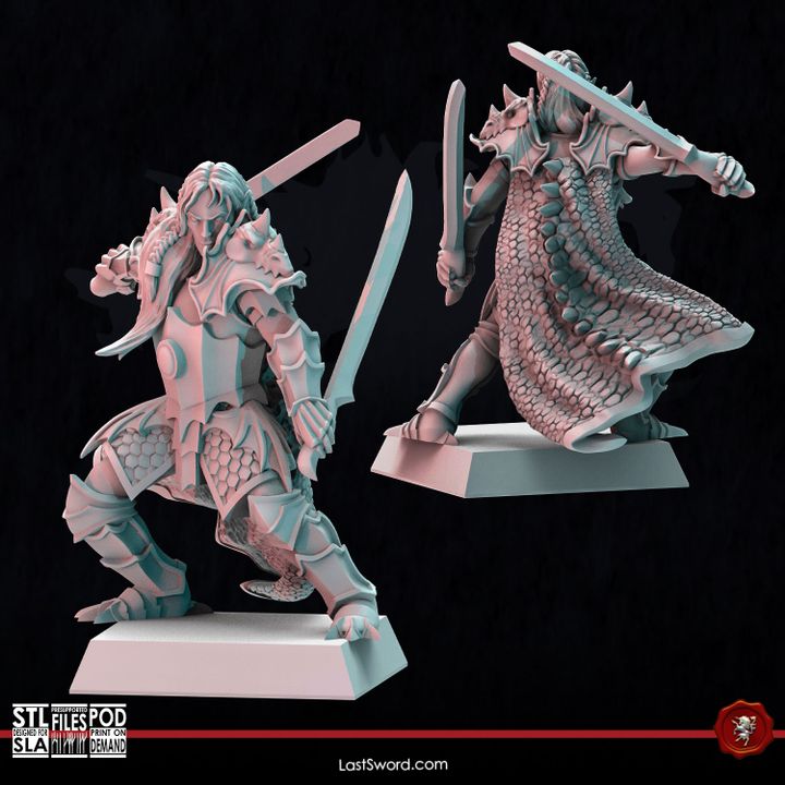 3D Printable Lord Commander by LastSword Miniatures