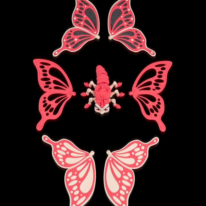 3D Printable Betty Butterfly by Stlflix