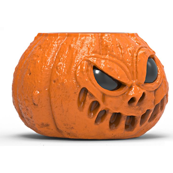 3D Printable Spooky Horror Halloween Overloaded Pumpkin Planter/ Candy ...