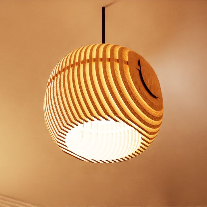 3D Printable Parametric Lamp Shade by Lazy Bear