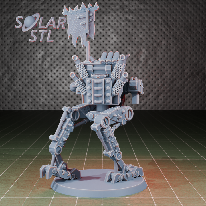 3D Printable Ork looted AT-ST by SolarSTL