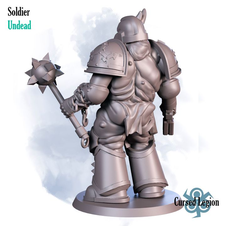 3D Printable Undead Soldier by Sergeant Hammer