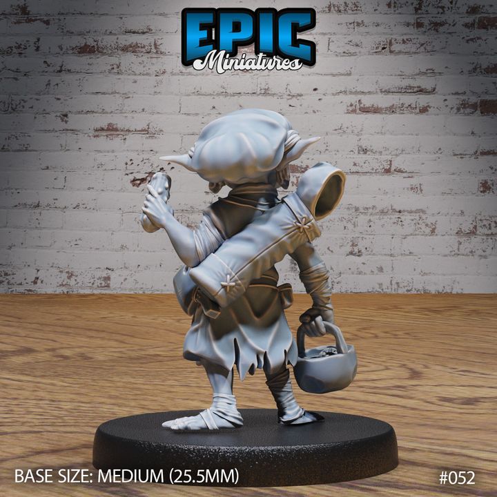 3D Printable Goblin Tribe Chef / Goblinoid Creature / Evil Ogre Warrior ...