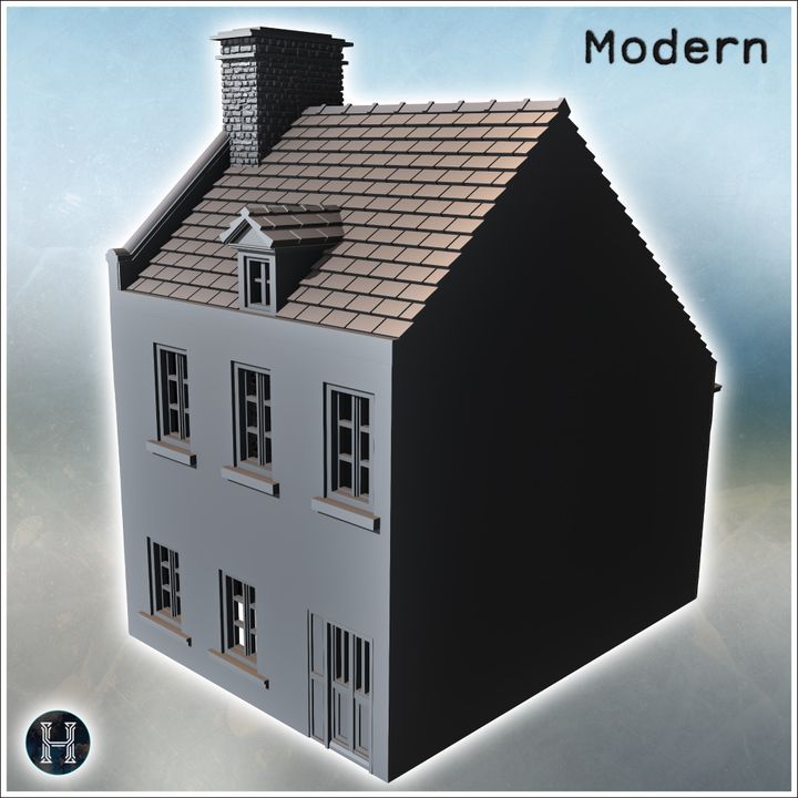 3D Printable D-Day 1944 scenery pack No. 1 (Carentan, Normandy 1944 ...