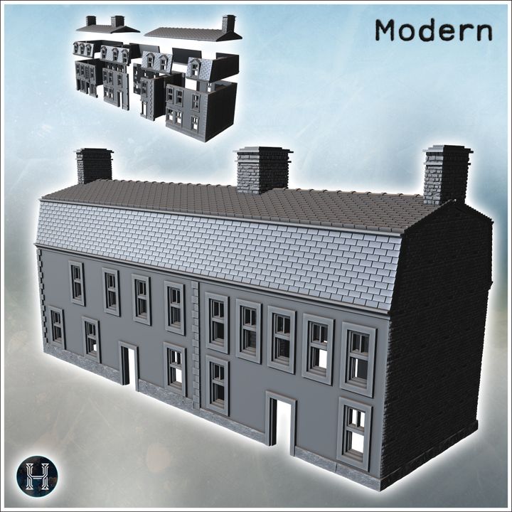 3D Printable D-Day 1944 scenery pack No. 1 (Carentan, Normandy 1944 ...
