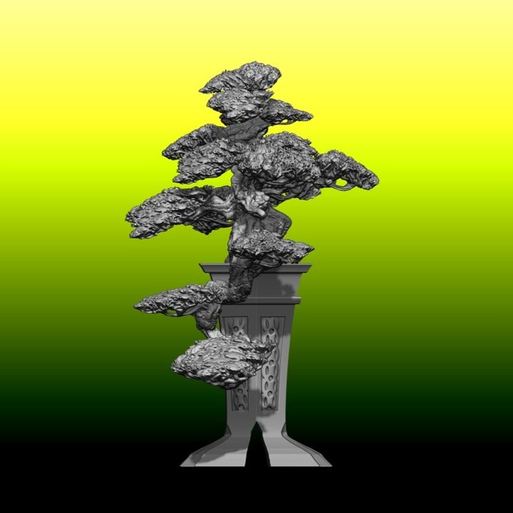 3D Printable bonsai 3 by Figures3d