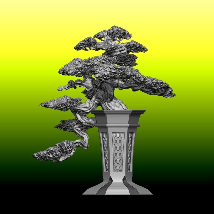 3D Printable bonsai 3 by Figures3d