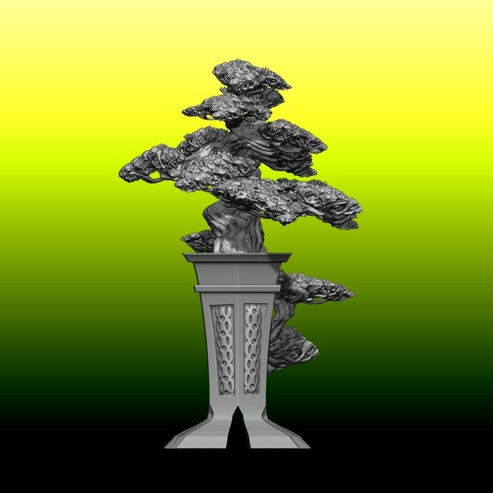 3D Printable bonsai 3 by Figures3d