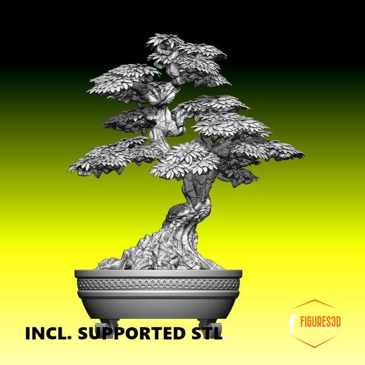 3D Printable Bonsai 4 by Figures3d