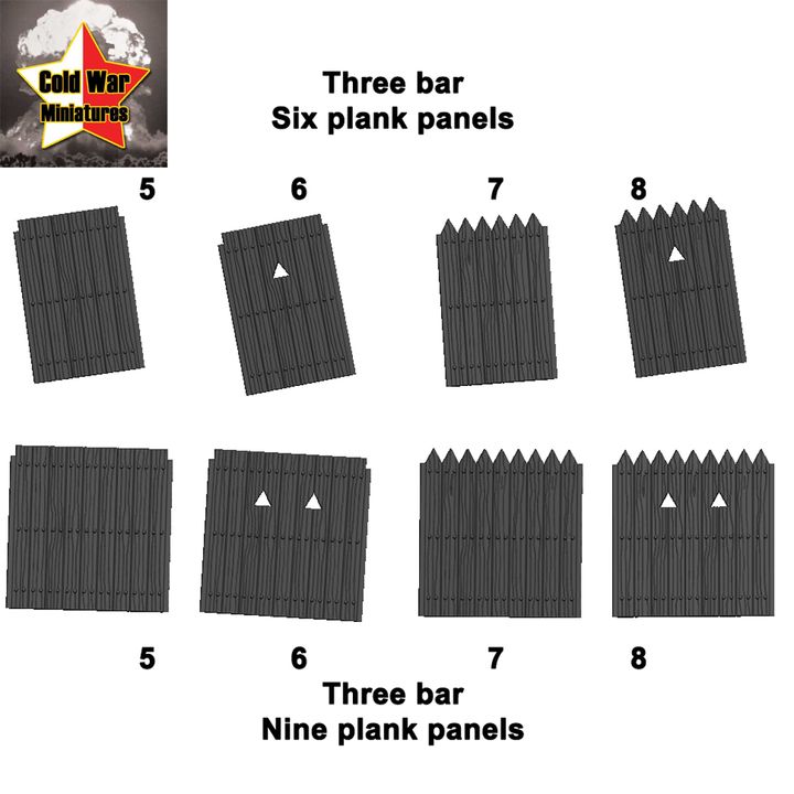 3D Printable Modular Late Medieval Siegeworks by Cold War Miniatures