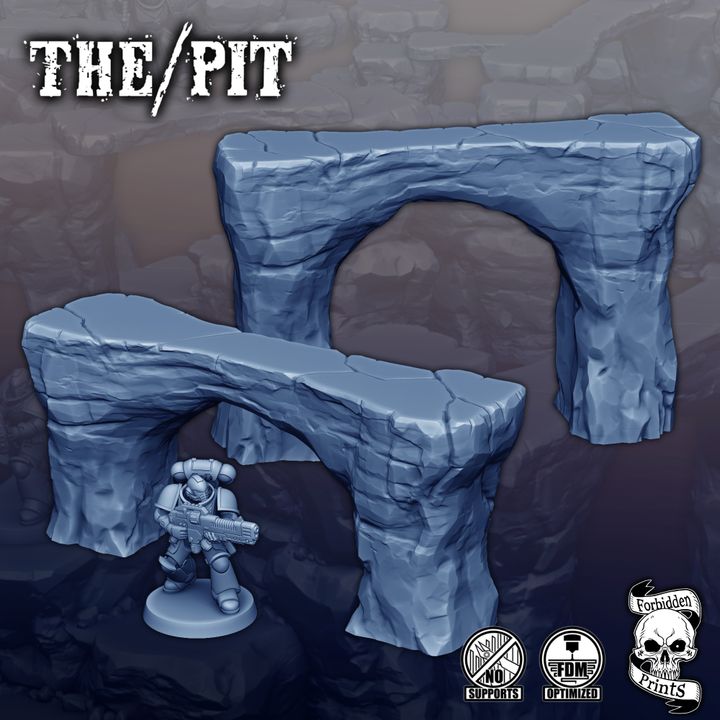 3D Printable The Pit - Canyon Set by Forbidden Prints