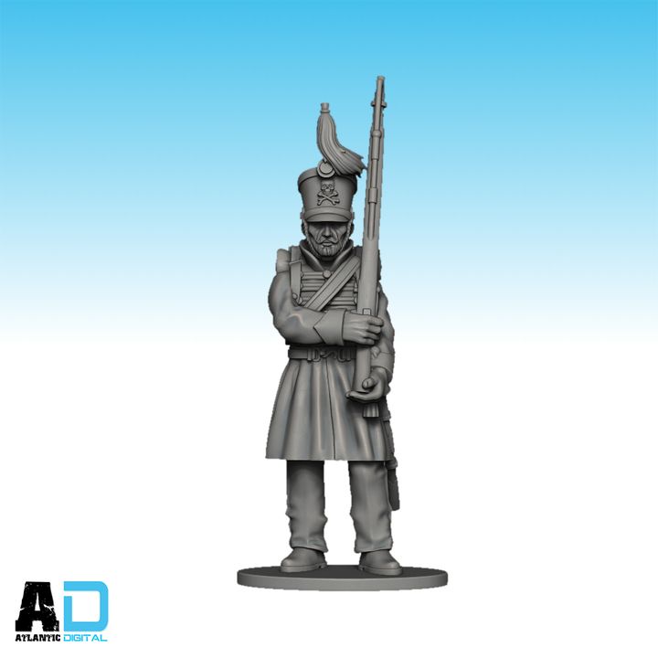 3D Printable Black Brunswickers Infantry 2 by Wargames Atlantic