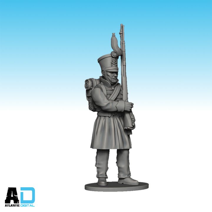 3D Printable Black Brunswickers Infantry 2 by Wargames Atlantic