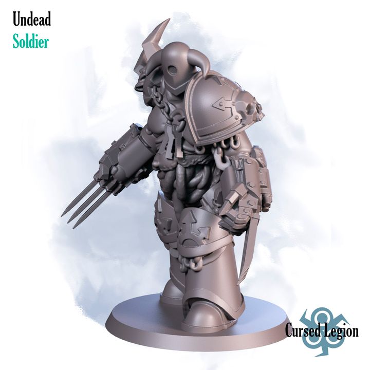 3D Printable Undead Soldier by Sergeant Hammer
